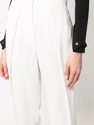 Balmain Pleated High-waisted Trousers
