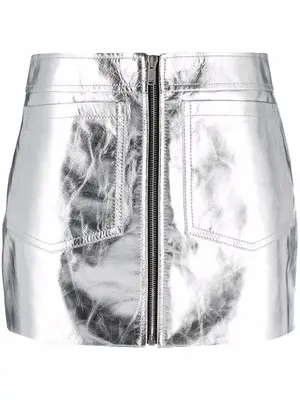 Saint Laurent Metallic Skirts