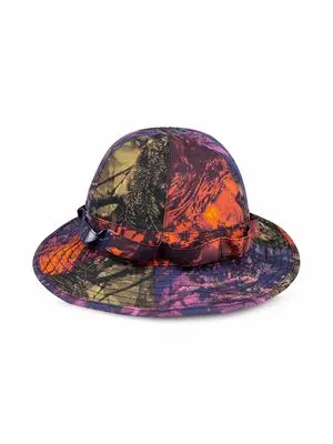 Supreme X South2 West8 Camo Jungle Hat - Orange