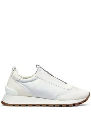 Brunello Cucinelli Monili Embellished Low-top Sneakers - White