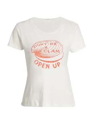 MOTHER The Lil Goodie Goodie T-shirt Dont Be A Clam
