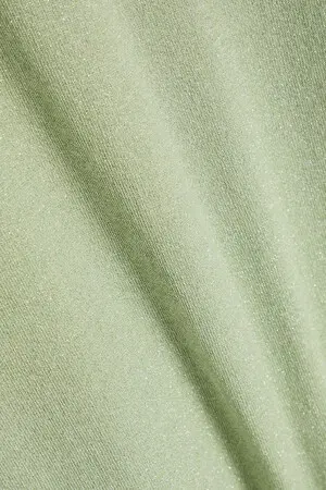 Brunello Cucinelli Metallic Cashmere-blend T-shirt