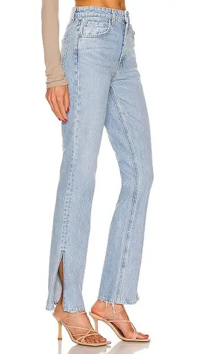 GRLFRND Harlow High Rise Boot Slit Jeans