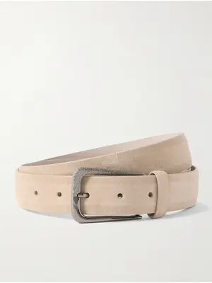 Brunello Cucinelli Brunello Cucinelli Suede Belt Neutrals