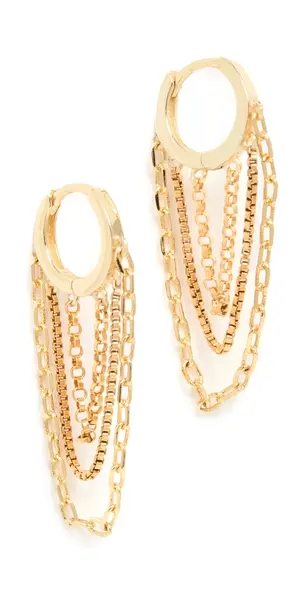Shashi Paloma Earrings - Gold