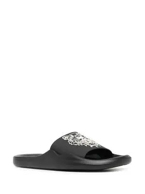 Kenzo Tiger Head-print Slides