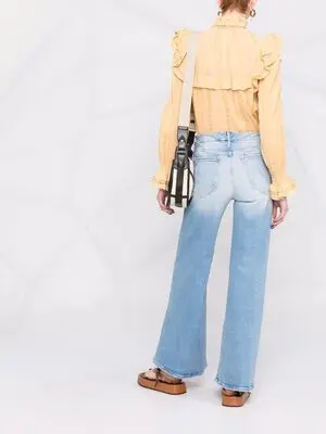 MOTHER Roller Wide-leg Jeans - Blue