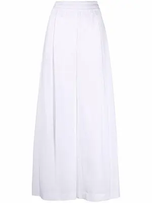 Aspesi Wide-leg Trousers - White