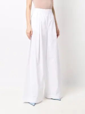 Aspesi Wide-leg Trousers - White