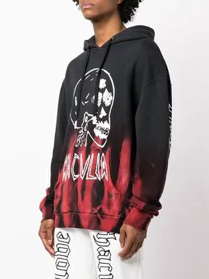 HACULLA. Gothis Skull Hoodie