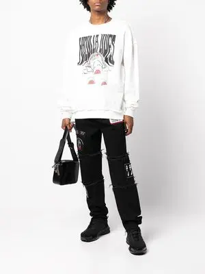 HACULLA. Eternal Salvation Straight Leg Jeans