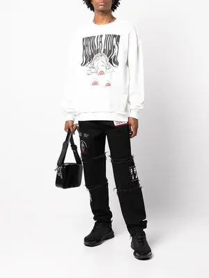 HACULLA. Logo-print Jumper - White