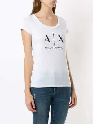 Armani Exchange Logo-print Round-neck T-shirt