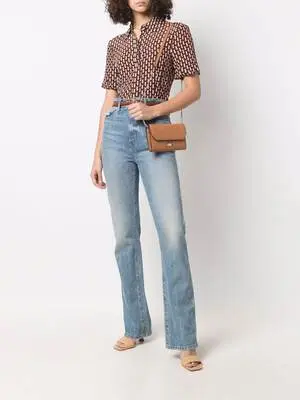 LANCEL Leather Shoulder Bag - Brown