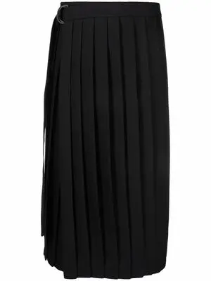 AMI Paris Mid-length Pleated Skirt