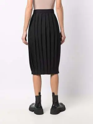 AMI Paris Mid-length Pleated Skirt