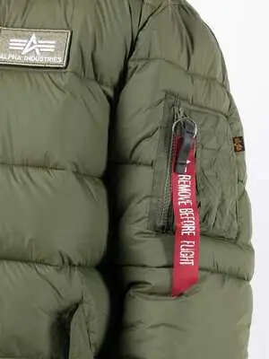 Alpha Industries Padded Logo Jacket - Green