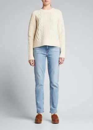 RE/DONE 50s Crewneck Sweater - Ivory