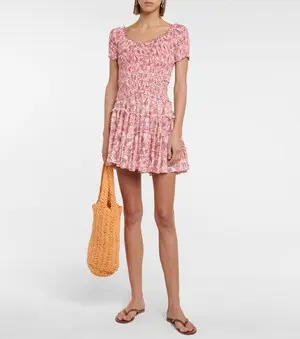 Poupette St Barth Soledad Mini Dress - Pink