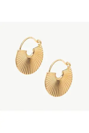 SOKO Jua Threader Hoop Earrings - Gold