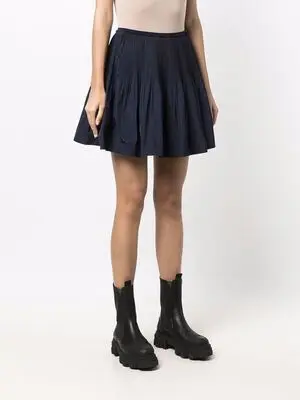 Red Valentino Pleated A-line Skirt