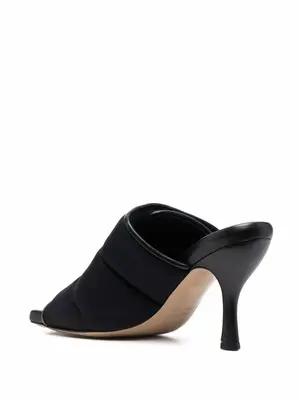 GIABORGHINI Padded Leather High Heel Sandals