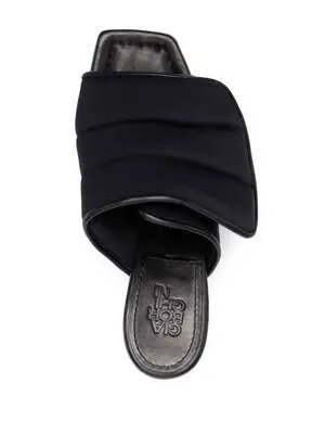 GIABORGHINI Padded Leather High Heel Sandals