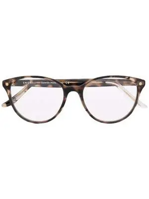 SNOB Two-way Tortoiseshell Glasses - Black