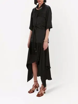 JW Anderson Layered Asymmetric Midi Skirt