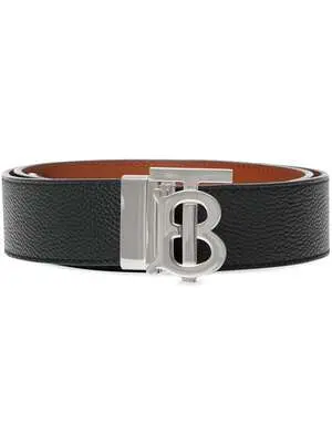 Burberry Monogram Buckle Belt - Black