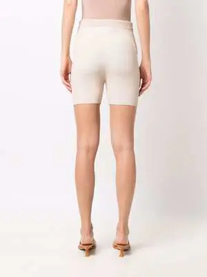 Jacquemus Le Short Arancia Ribbed Biker Shorts