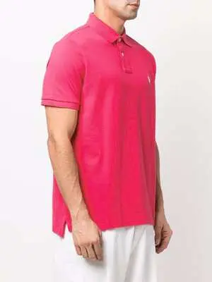 Polo Ralph Lauren Piqué Embroidered Polo Shirt - Pink