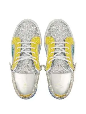 GIUSEPPE ZANOTTI Gail Glitter Sneakers - Grey