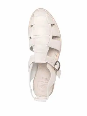 Officine Creative Caged Leather Sandals - Neutrals