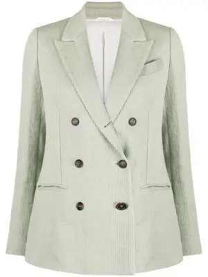 Brunello Cucinelli Peak Lapels Double-breasted Blazer