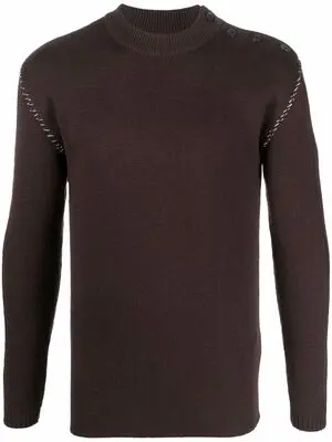 Maison Margiela Contrast Stitching Sweaters For Men