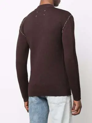 MAISON MARGIELA Contrasting-stitch Jumper