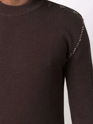 MAISON MARGIELA Contrasting-stitch Jumper