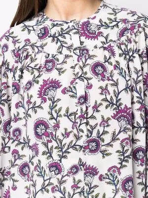Isabel Marant Étoile Brunille Floral-print Blouse - White