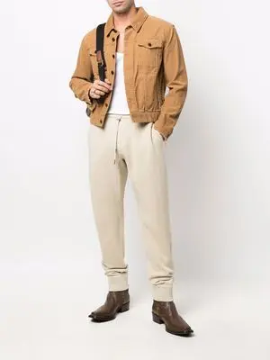 TOM FORD Vintage-dyed Track Pants