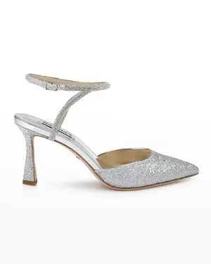 Badgley Mischka Badgley Mischka Kamilah Pumps - Silv Textl