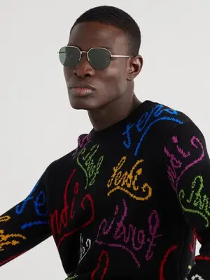 Fendi Tone Round-frame Sunglasses