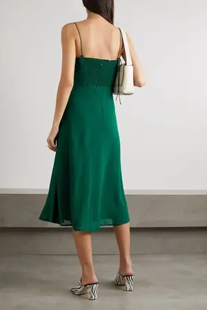 REFORMATION Juliette Crepe Midi Dress