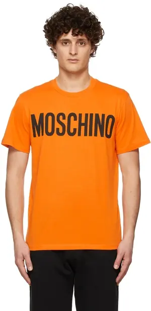 Moschino Moschino Black Logo Print T-Shirt A1063 Fantasy Print