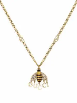 Gucci Logo Bee Necklace
