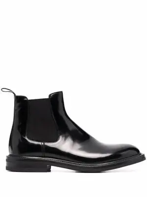 SCAROSSO Eric Leather Chelsea Boots