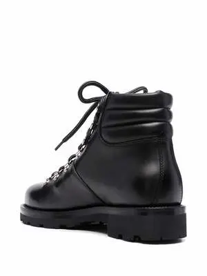 SCAROSSO Catherine Leather Boots - Black