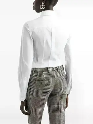 Dolce & Gabbana Button-up Poplin Shirt - White