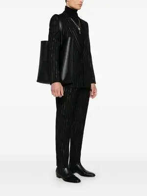 Saint Laurent Bold Leather Tote Bag