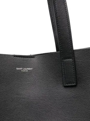 Saint Laurent Bold Leather Tote Bag